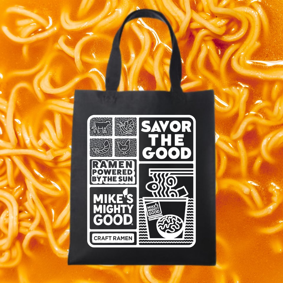 Swag – Mike's Mighty Good | Mighty Good Ramen | Organic ramen